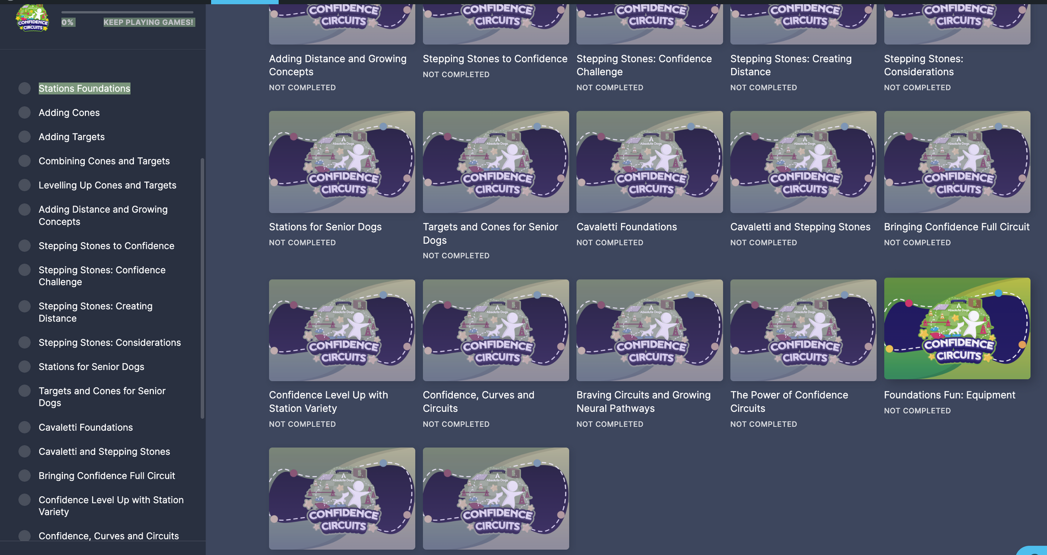 Empowering Canine Fitness Confidence Circuits Training Course ...